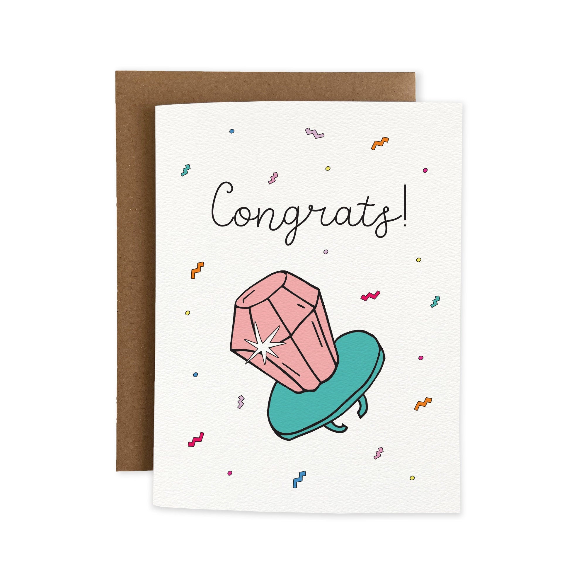 Congrats Ring Pop – Joli Pop Paper Co.